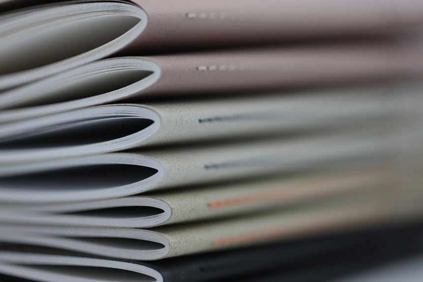 in love with paper - notebooks made from sustainable paper