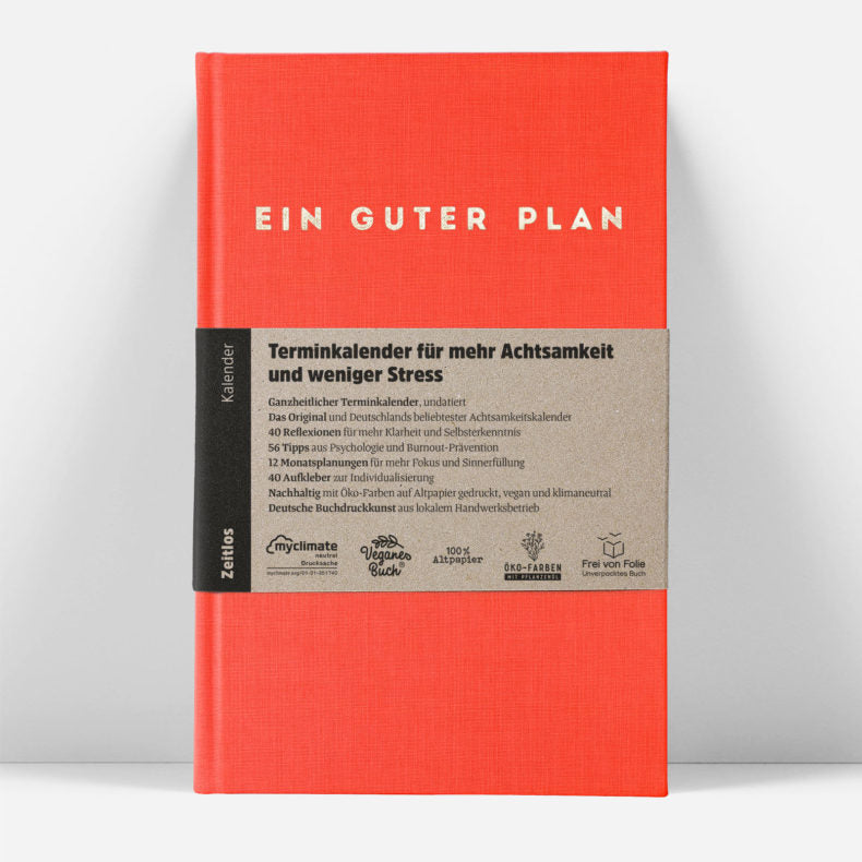 ein guter Plan undated sustainable notebook - in love with paper
